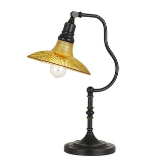 Cal Lighting BO-2775DK Waynoka Single Light 22" High Arc Table Lamp - Bed Bath & Beyond - 18689095